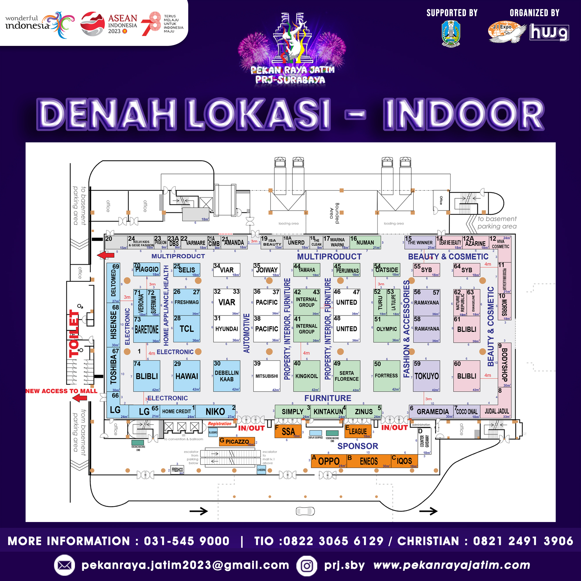 Denah Lokasi – PRJ Surabaya